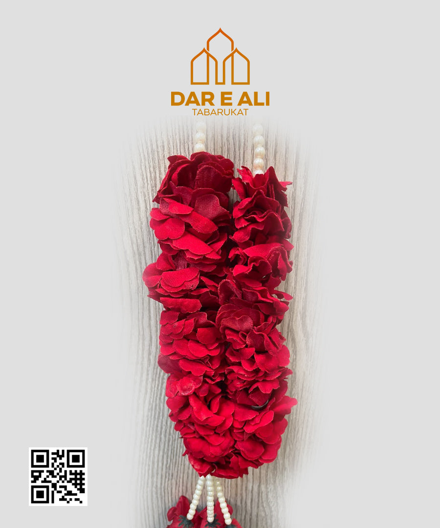 Red Flower Mala – Dar E Ali Tabarukat